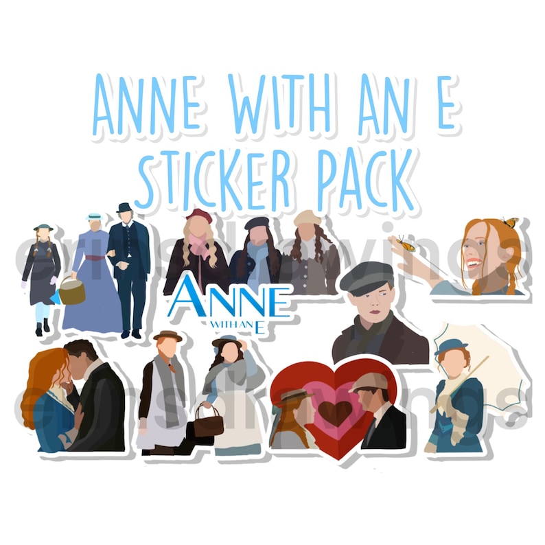 Anne With an E Sticker Pack - Etsy