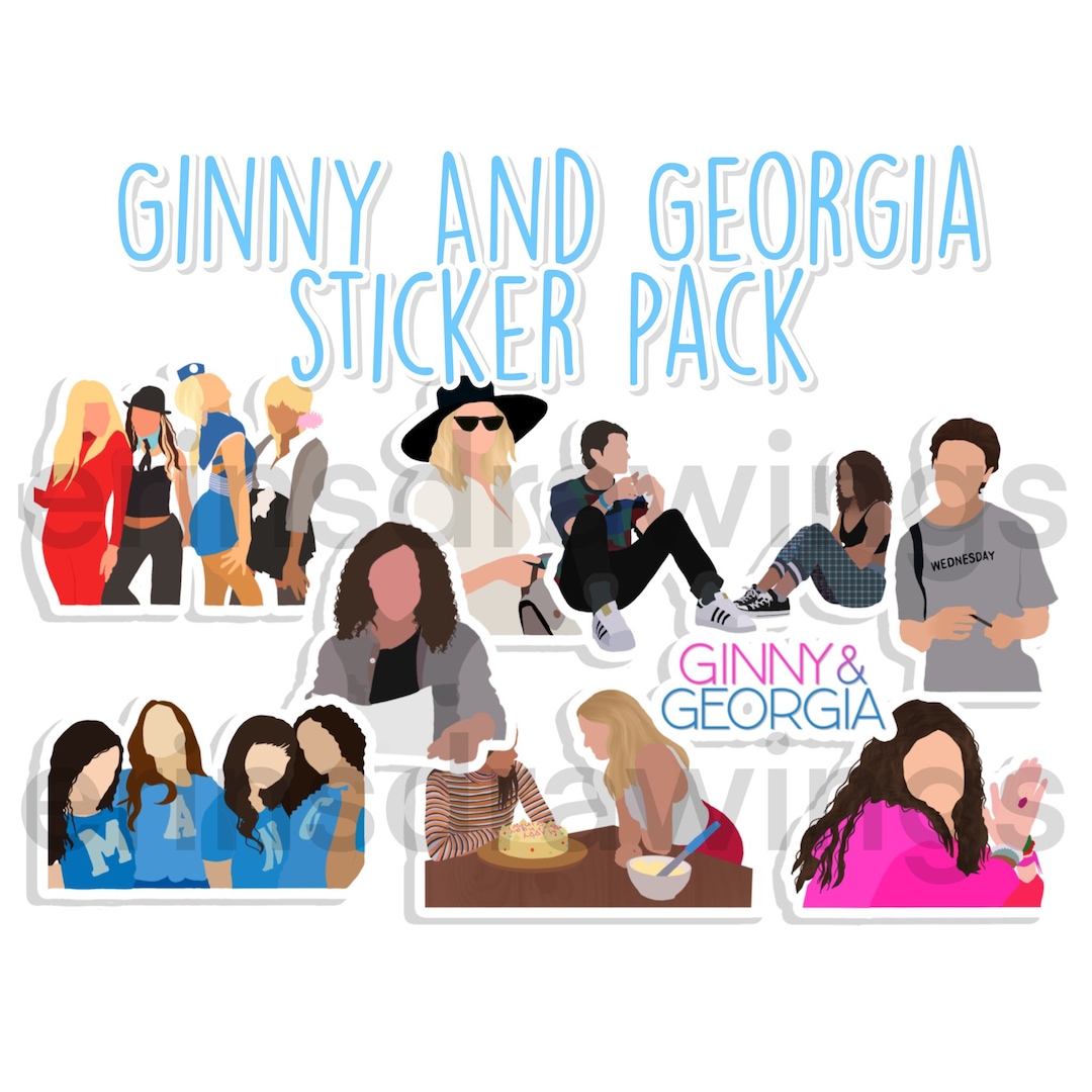 Ginny and Georgia Sticker Pack - Etsy Canada