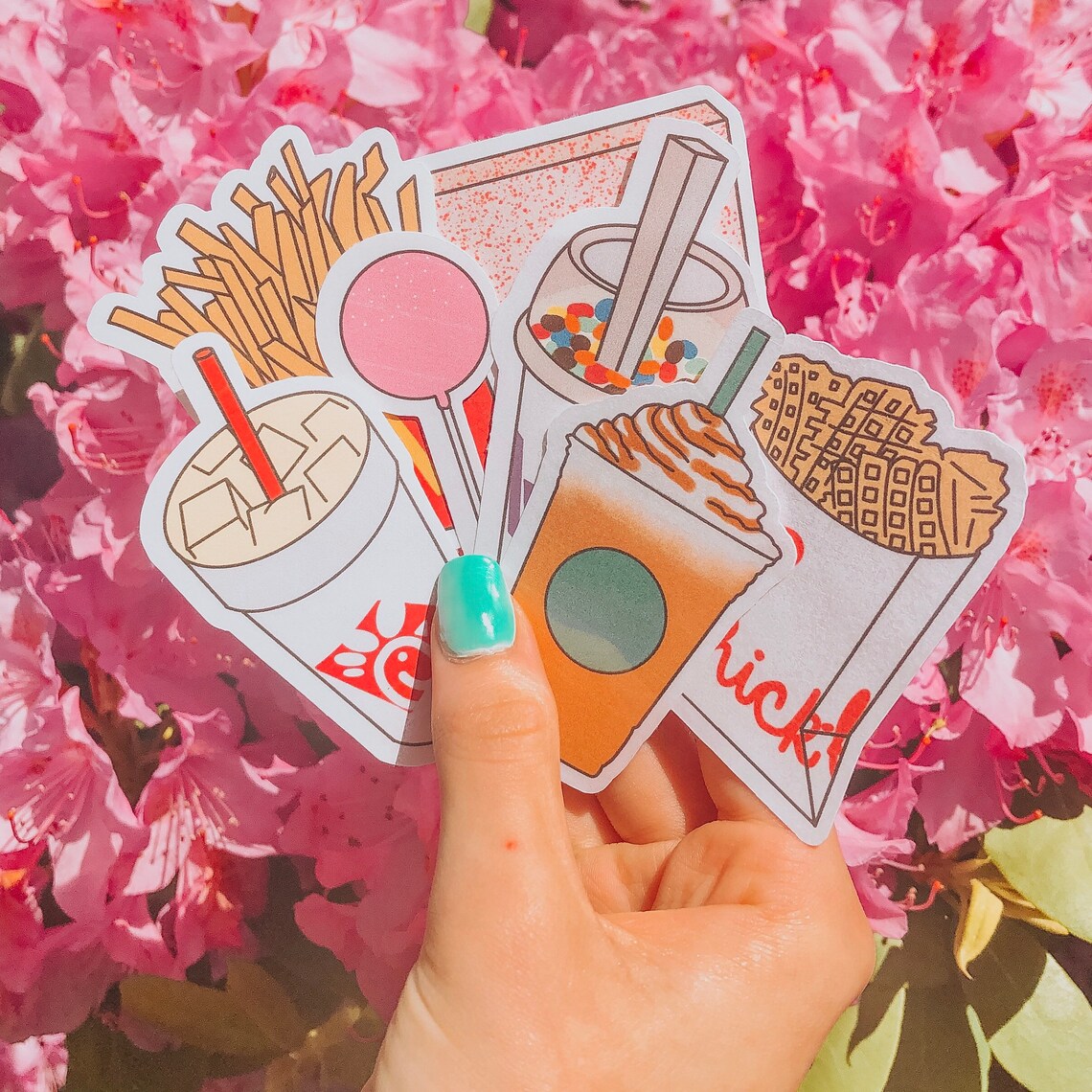 Food and Drink Sticker Pack | Etsy