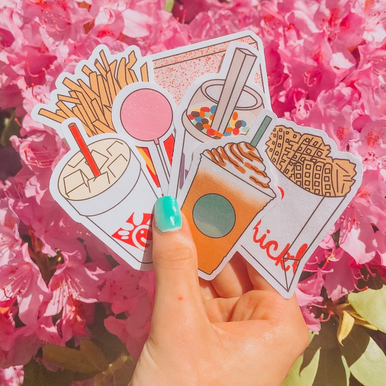 Food and Drink Sticker Pack - Etsy