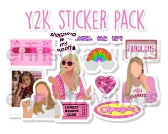 Y2k Sticker Pack | Etsy