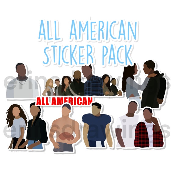 All American Sticker Pack | Etsy