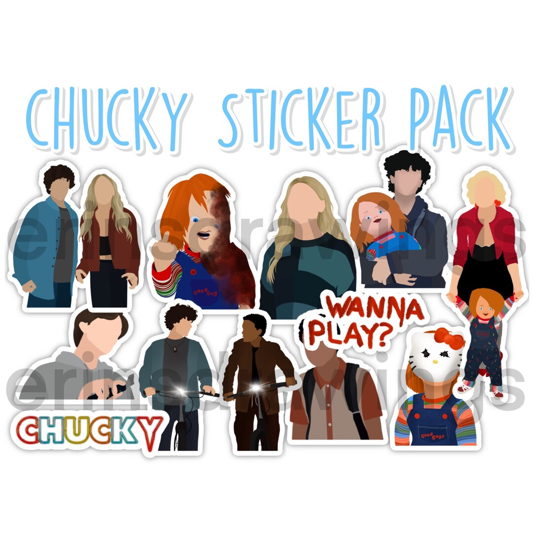 Chucky Sticker Pack - Etsy