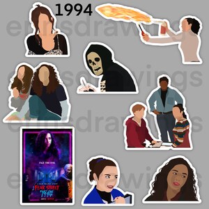 Fear Street Sticker Packs - Etsy