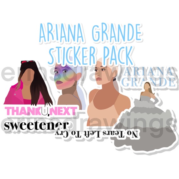 Ariana Grande Sticker Pack - Etsy