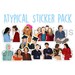 Atypical Sticker Pack - Etsy
