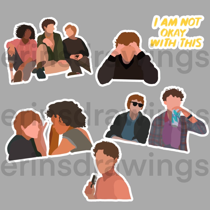 I Am Not Okay With This Sticker Pack | Etsy