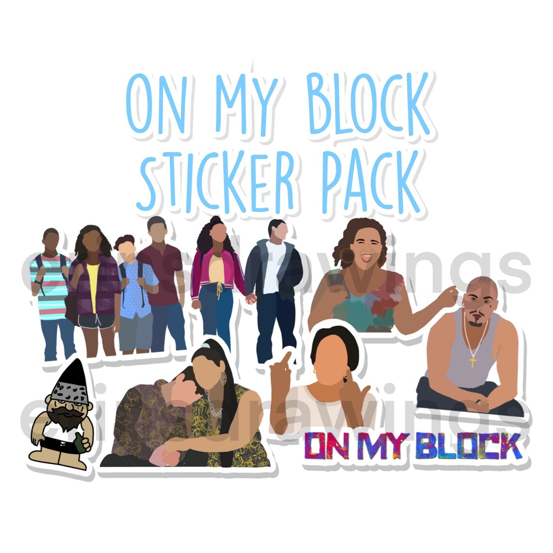 On My Block Sticker Pack | Etsy
