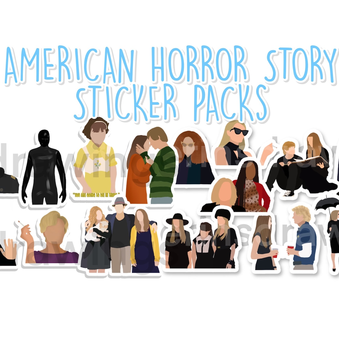 American Horror Story Sticker Packs - Etsy