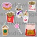 Food and Drink Sticker Pack - Etsy
