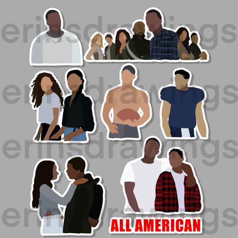 All American Sticker Pack - Etsy