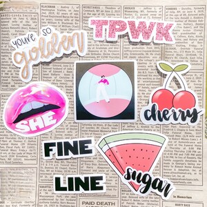Harry Styles Sticker Packs - Etsy