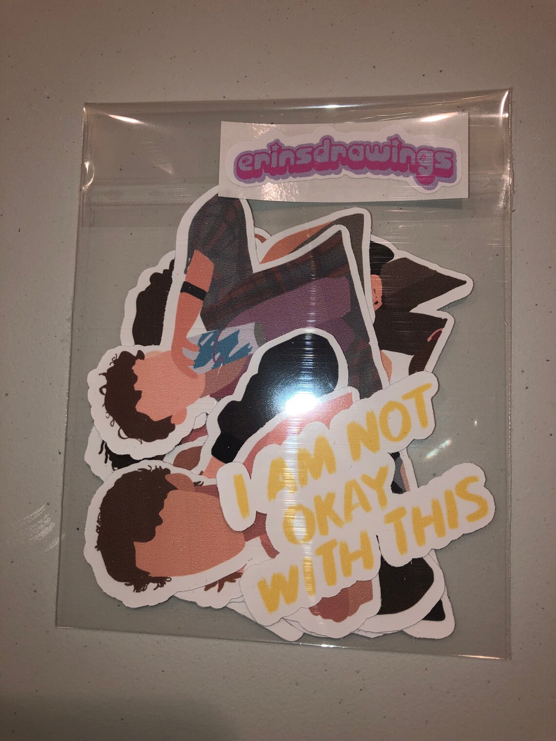 I Am Not Okay With This Sticker Pack | Etsy