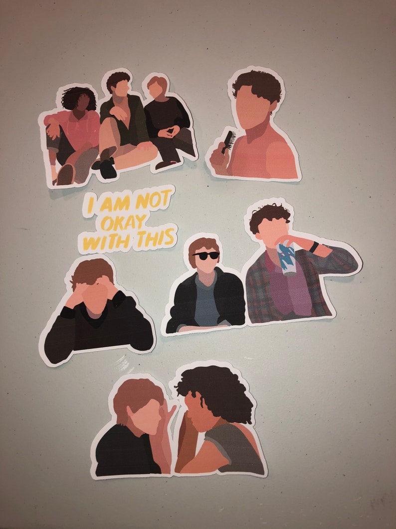 I Am Not Okay With This Sticker Pack | Etsy