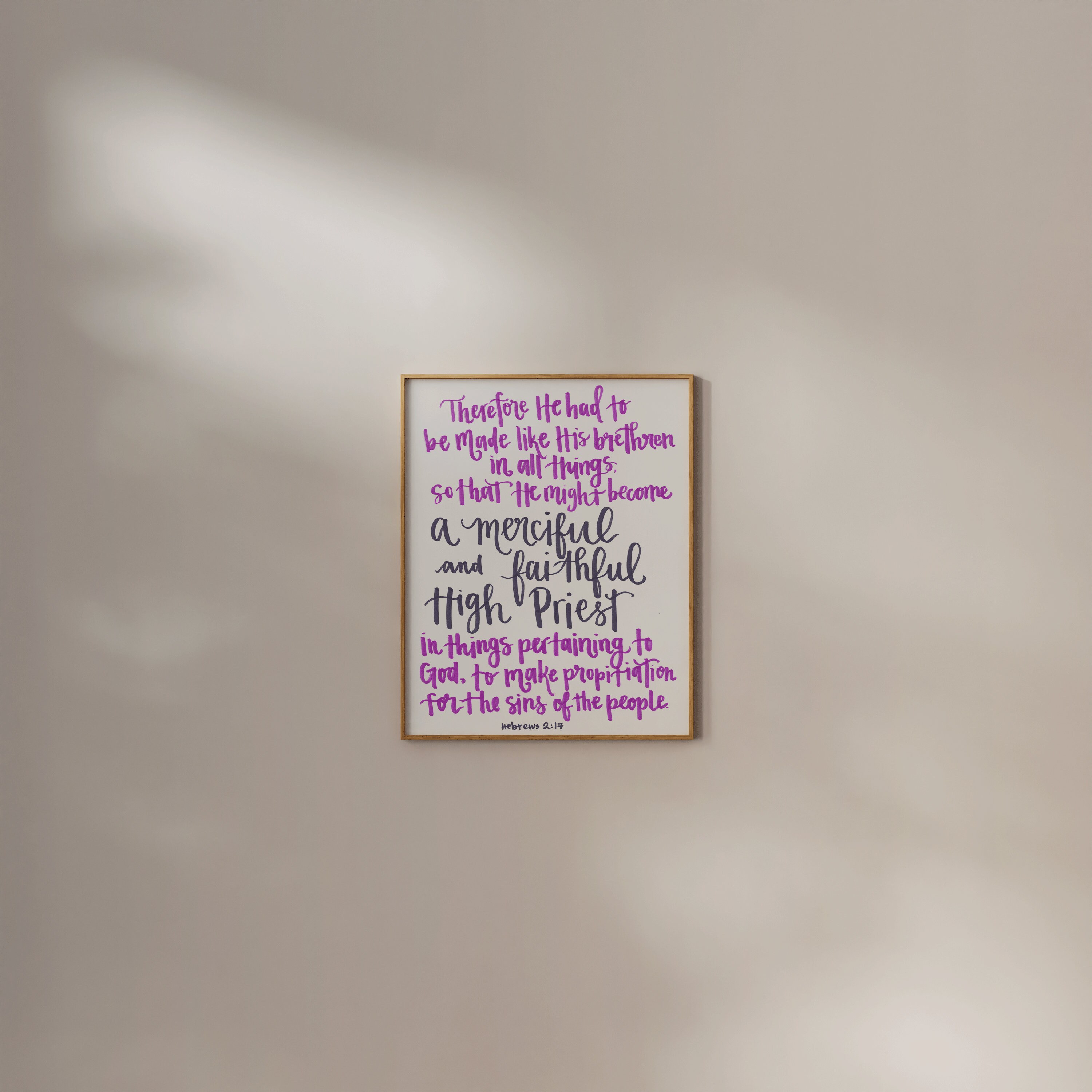 Jesus Bible Verse Art, DIGITAL DOWNLOAD Printable Brush Lettering ...