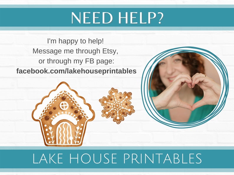 Gingerbread House Word Search Printable, Family Word Game, Holiday ...