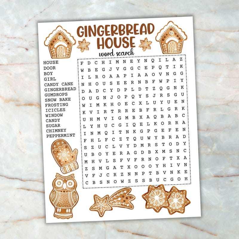 Seek and find word puzzles - Etsy Polska