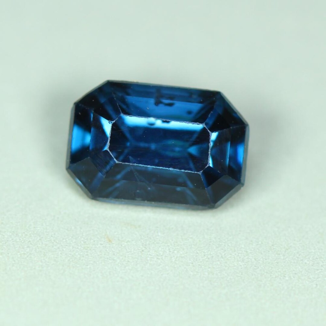 1.10 Cts_unique Collection_100 % Natural Unheated Deep Blue Spinel ...
