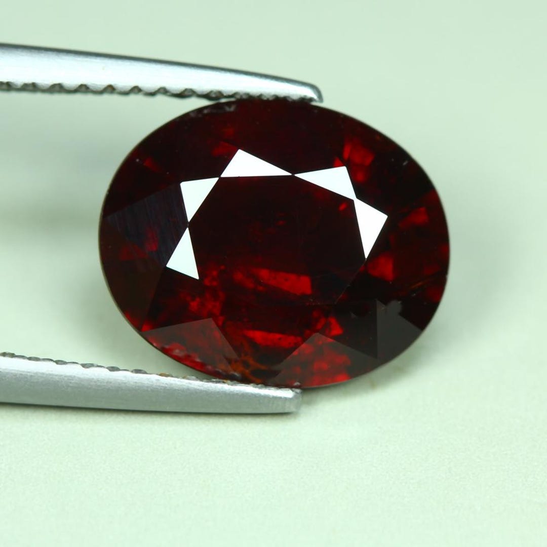 5.48 Cts_great Best Color_100 % Natural Red Spessartite Garnet_srilanka ...
