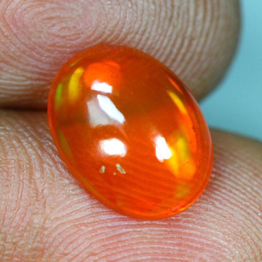 1.62 Cts_extreme Great Fire_100 % Natural Multi-color Flash Orange Fire ...