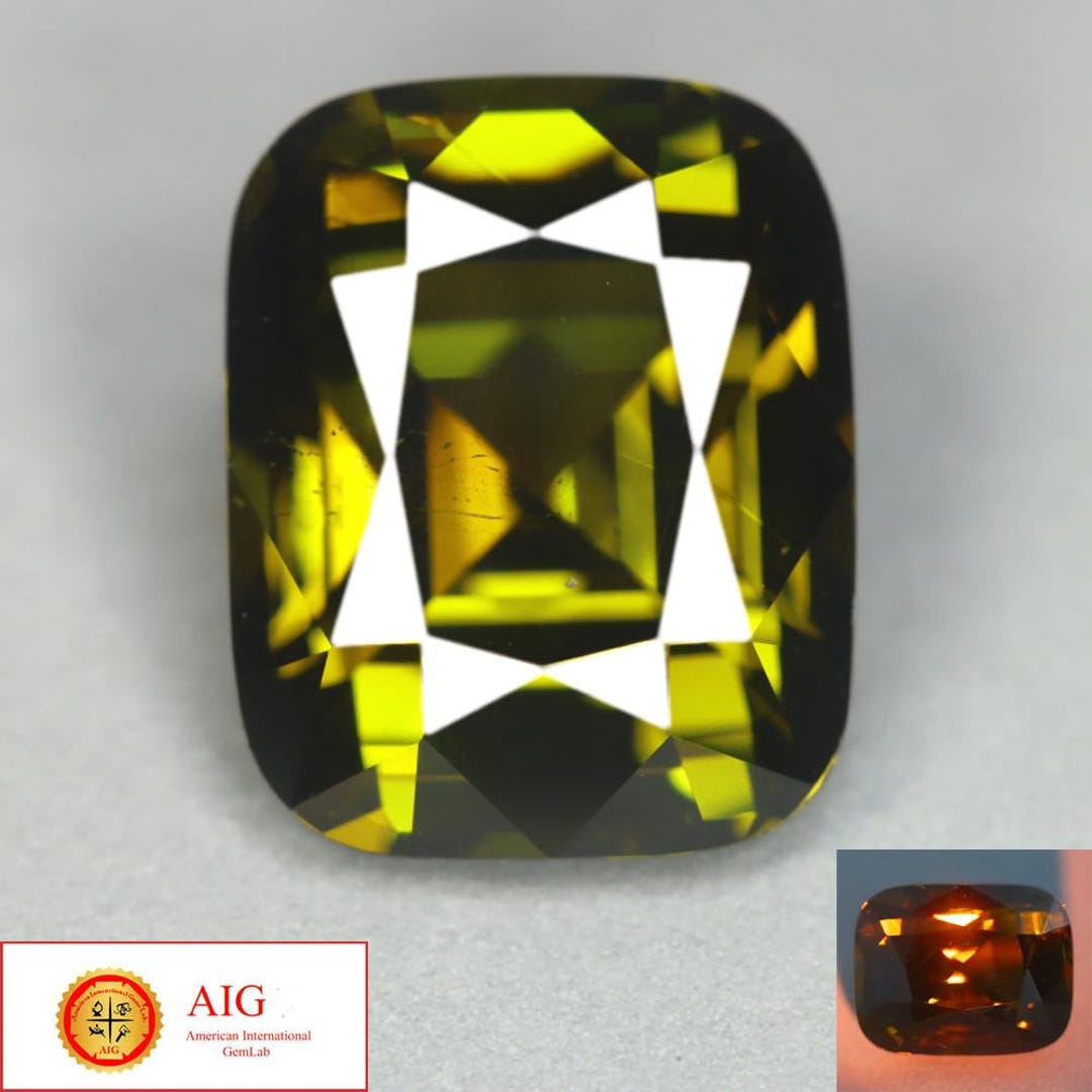 6.42 Cts_aig Certified_100 % Natural Color Change Alexandrite ...