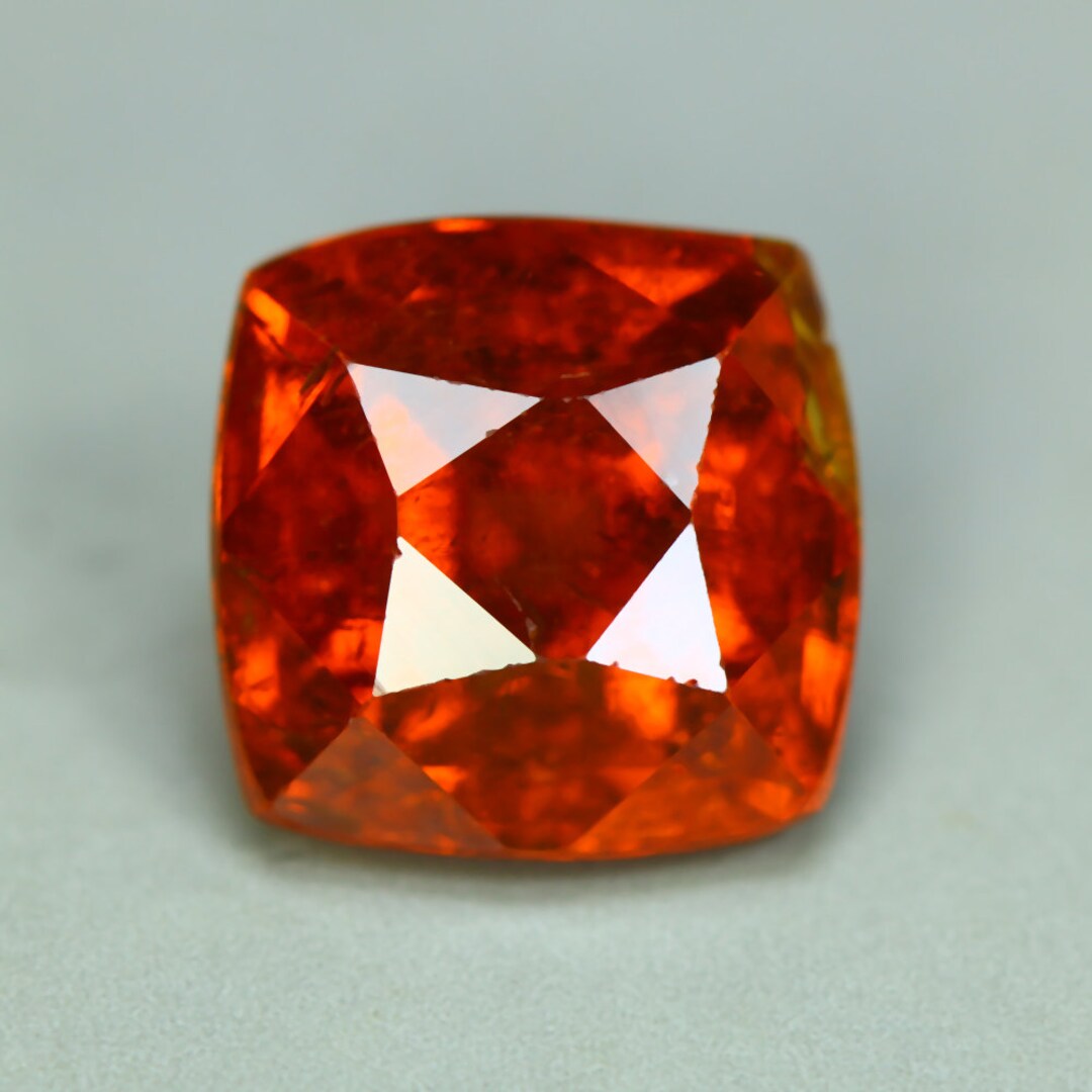 3.53 Cts_great Best Color_100 % Natural Vivid Orange Spessartite Garnet ...