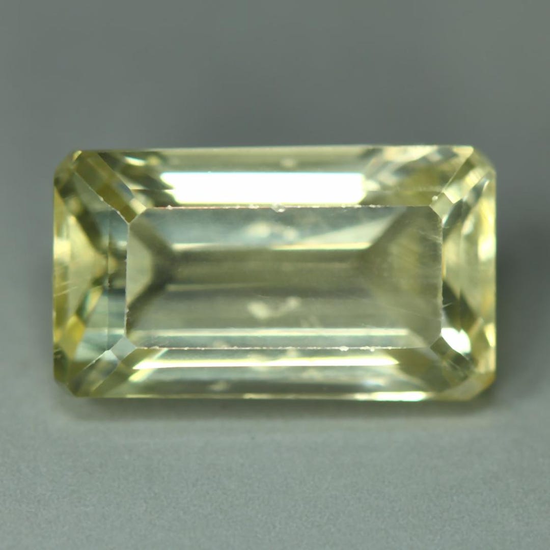 5.90 Cts_ravishing Best Color_100 % Natural Unheated Yellow Andesine ...