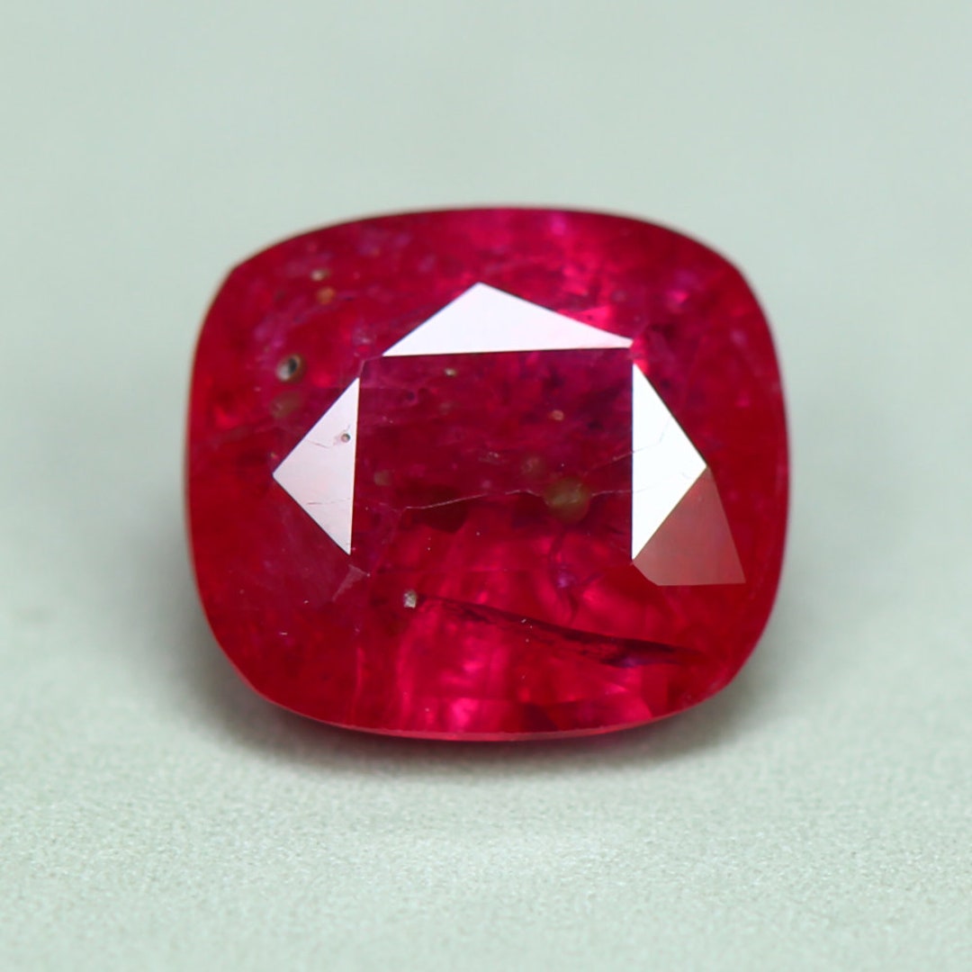 1.05 Cts_precious Loose Gemstone_100 % Natural Mozambique Best Red Ruby - Etsy