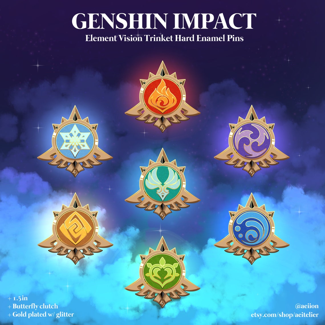 Genshin element symbols - fjokerX