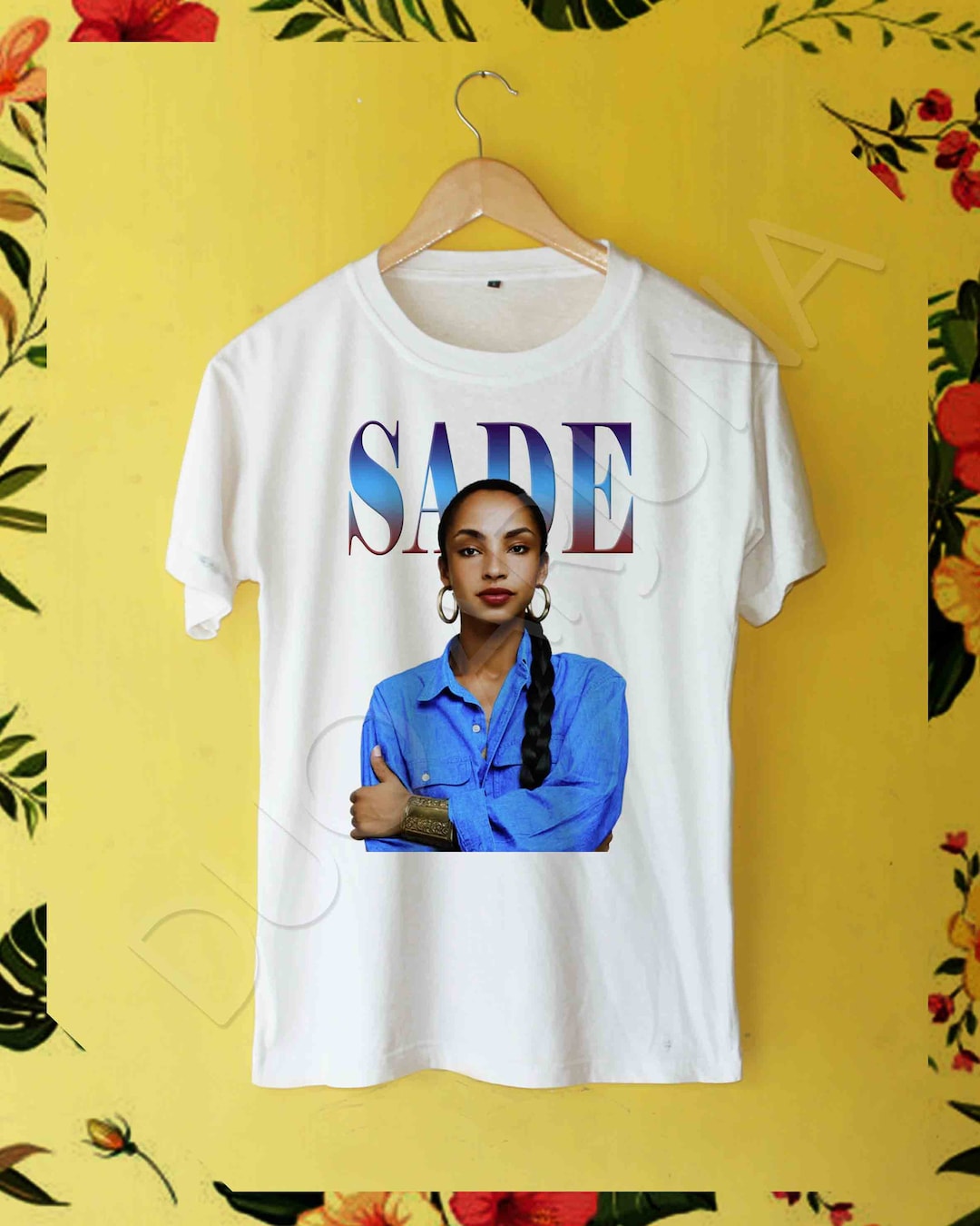 SADE ADU Merch Tour Black Color Vtg Design Tshirt Hip Hop New Rare Size ...