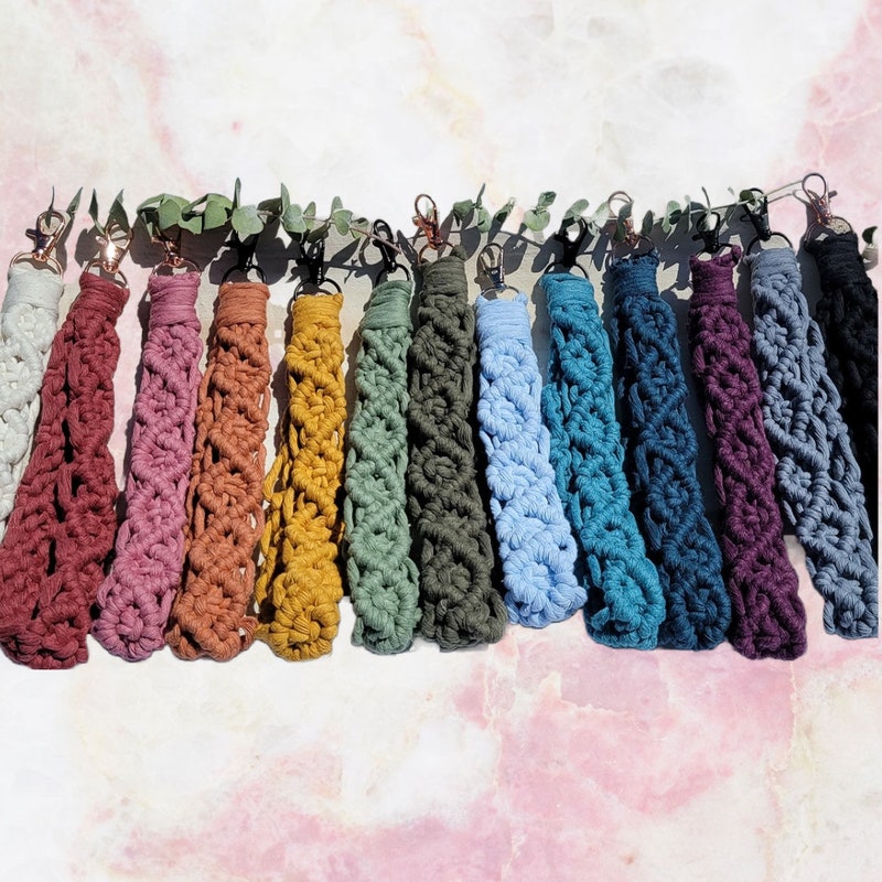 Macrame Keychain - Etsy