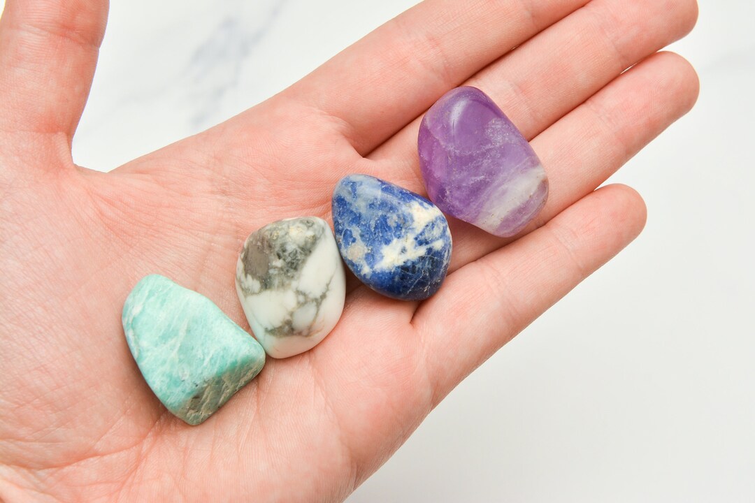 Relaxation Crystals, Calming Crystals, Stress and Anxiety Crystals, Set ...