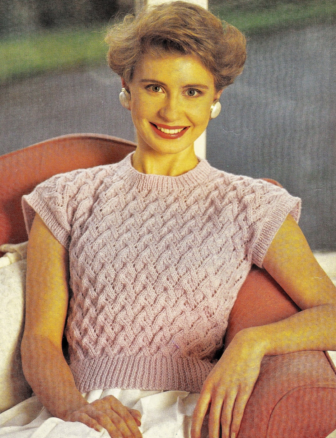 Ladies Double Knitting Pattern, PDF Vintage Knitting Pattern, Double ...