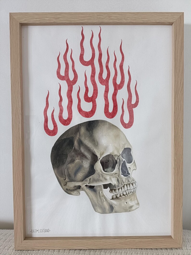 I'm on Fire - Original Painting - Etsy