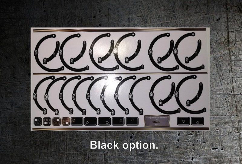 Universal Gas Hob Stickers Compatible With Miele Hobs and More. - Etsy