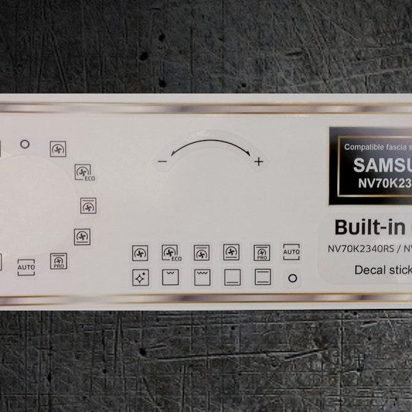 Samsung Stove Decals - Etsy