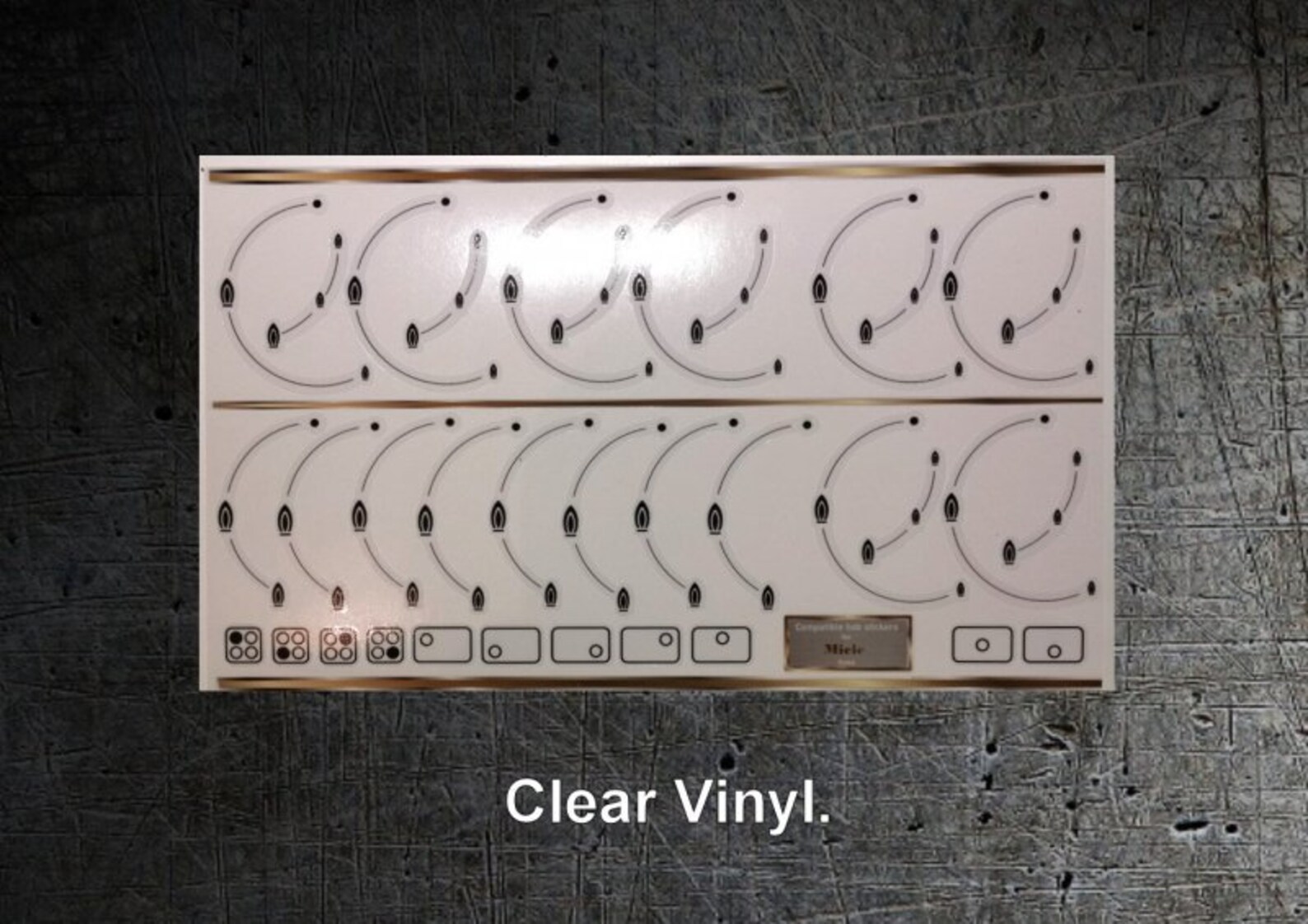 Universal Gas Hob Stickers Compatible With Miele Hobs and More. - Etsy