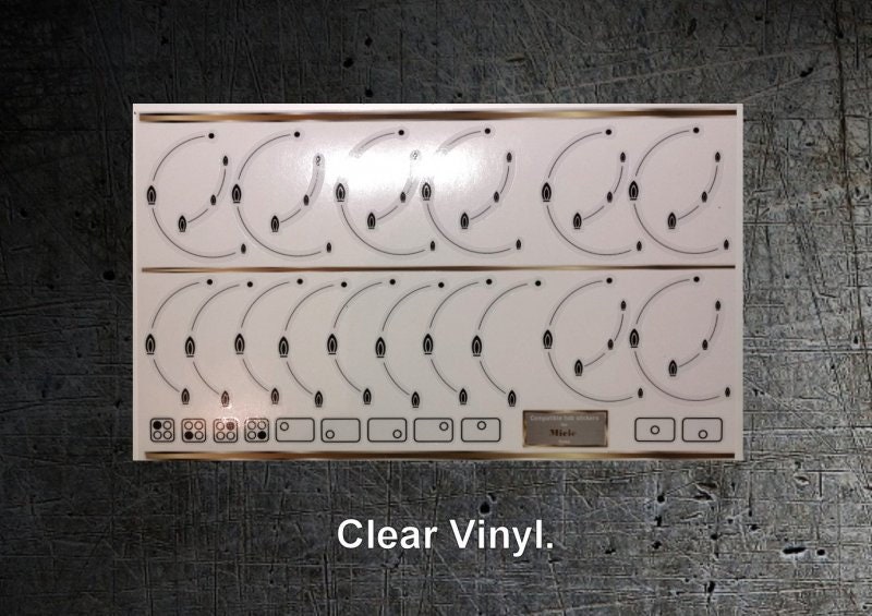 Universal Gas Hob Stickers Compatible With Miele Hobs and More. - Etsy