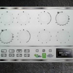 Belling DB4 90E Compatible Fascia Sticker Set. - Etsy UK