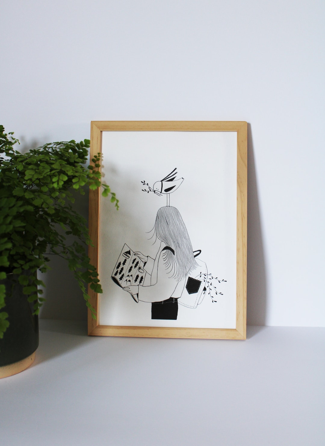 A4 Poster - Desire to Escape - Poetic Illustration - Etsy