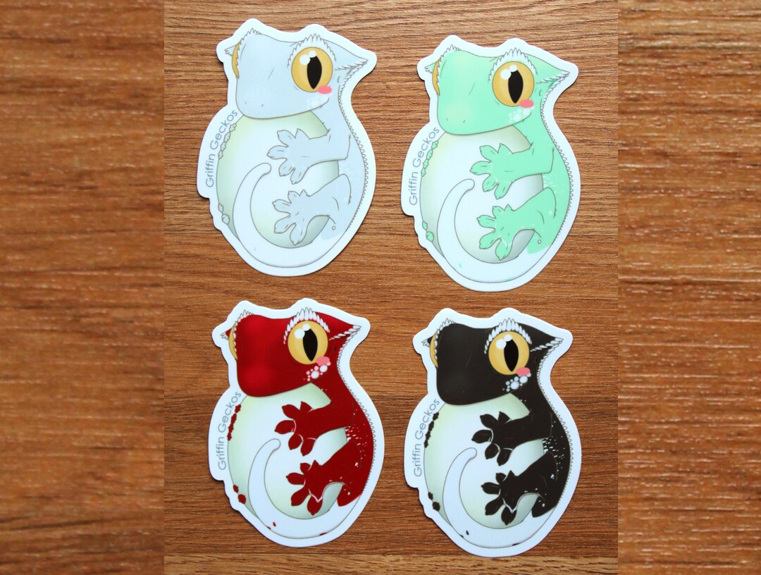 Egg Hugging Crested Gecko Sticker - Etsy