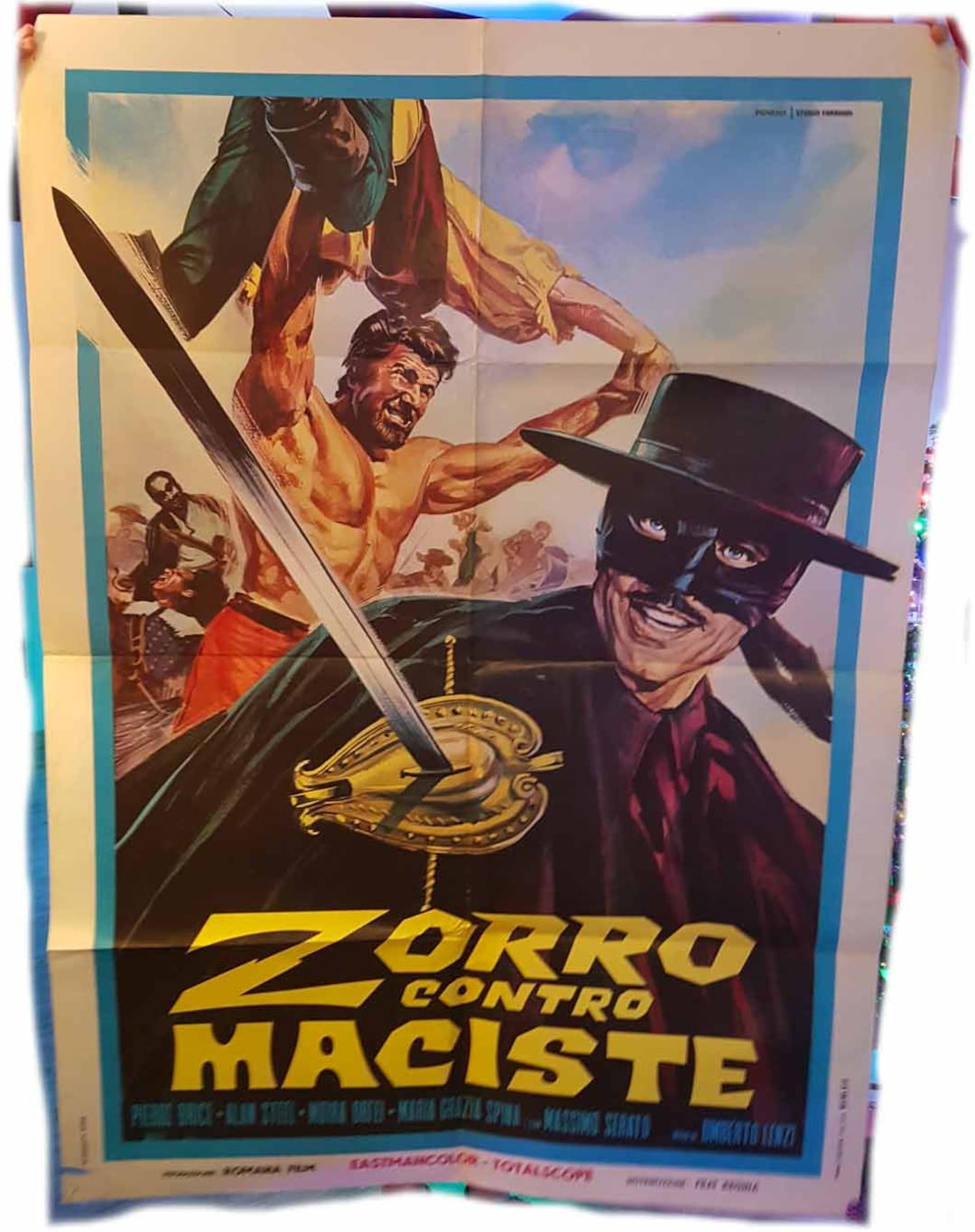 Zorro Contro Maciste Italian Original Poster 1960s - Etsy