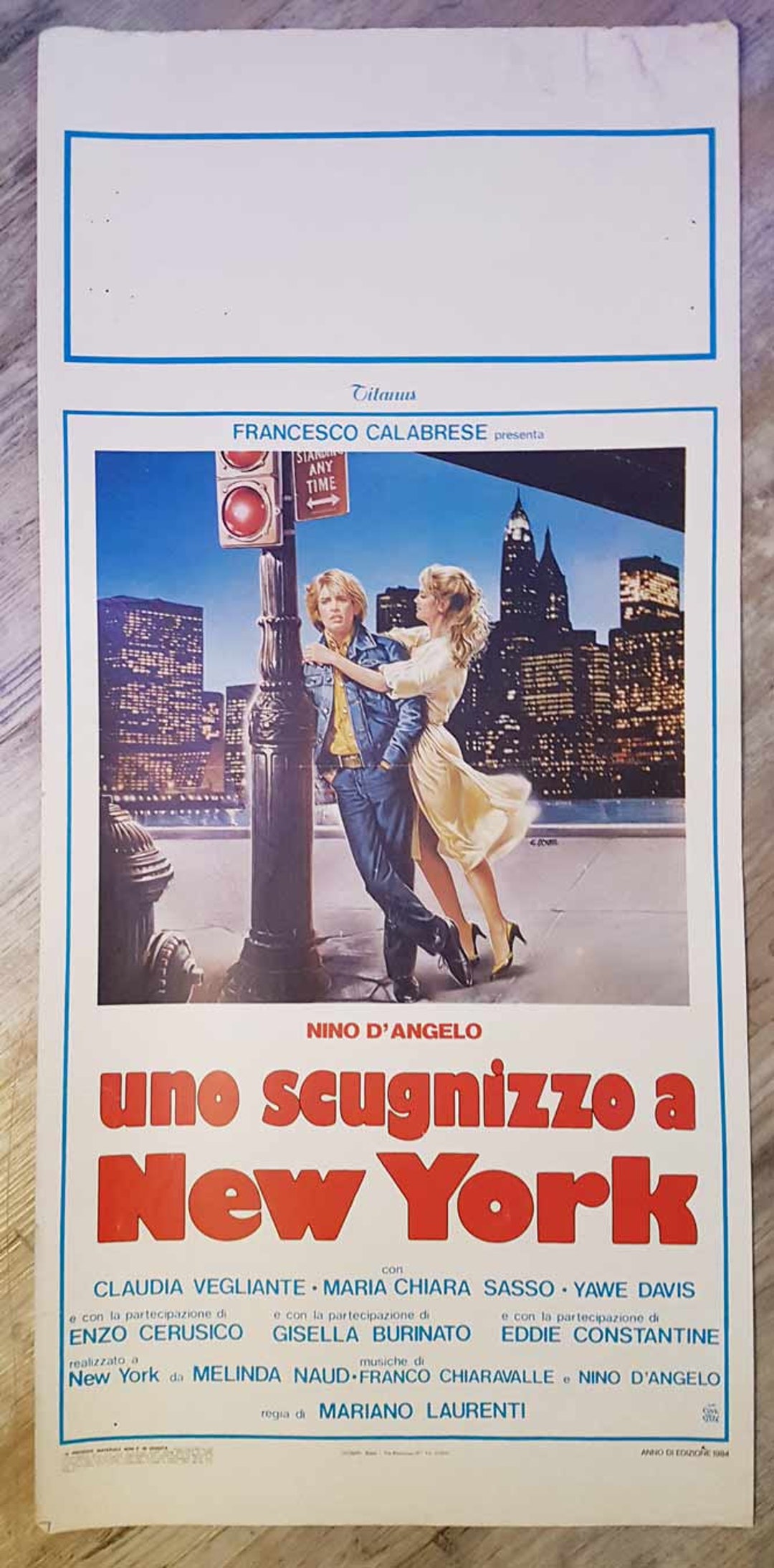 Italian Vintage Original Movie Poster uno Scugnizzo a - Etsy