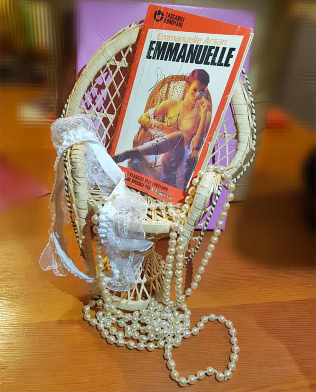 Emmanuelle Sylvia Kristel Autograph Book Signed - Etsy