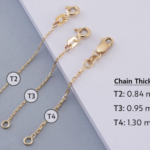Adjustable Necklace Extender 14K or 18K Real Gold Removable - Etsy
