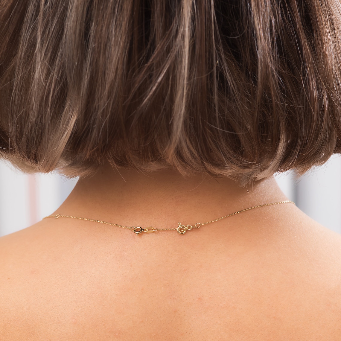 Adjustable Necklace Extender 14K or 18K Real Gold Removable - Etsy