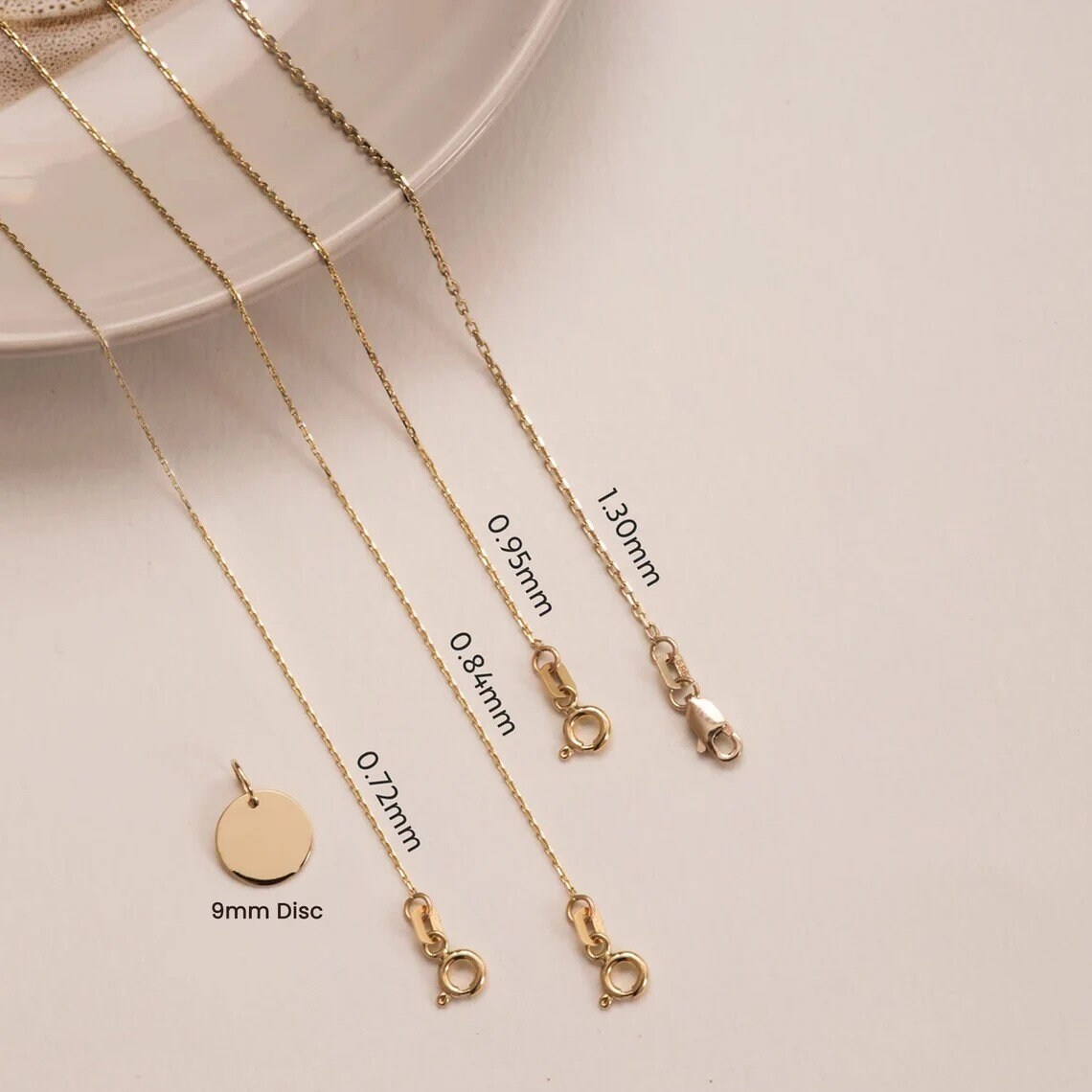 Sideways Cross Necklace 14K 18K Real Gold off Center Cross - Etsy