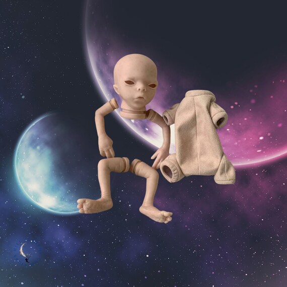 Reborn Alien Baby Doll DIY Kit ET Alien Baby Doll Building - Etsy