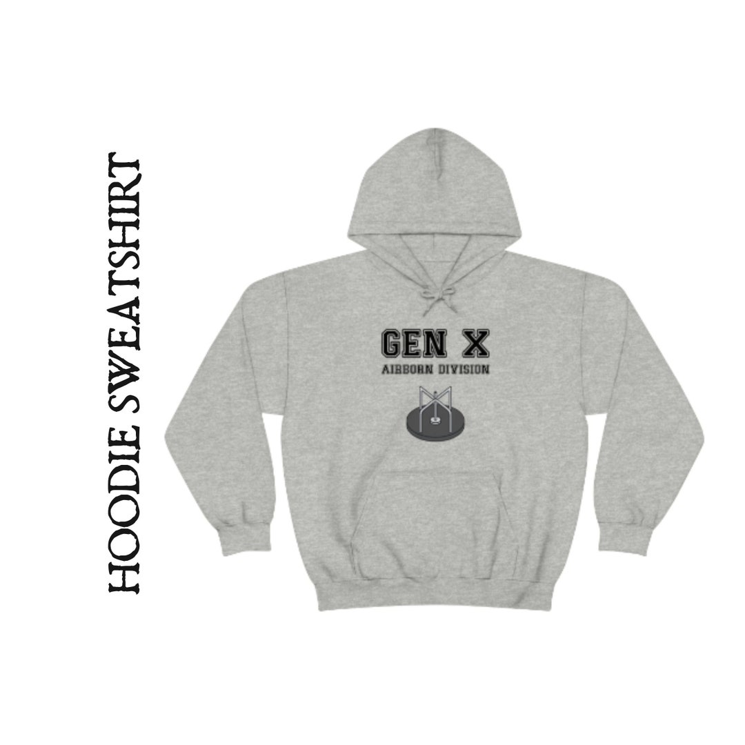 Generation X Hoodie Gen X Hoodie Gen X Airborn Division - Etsy