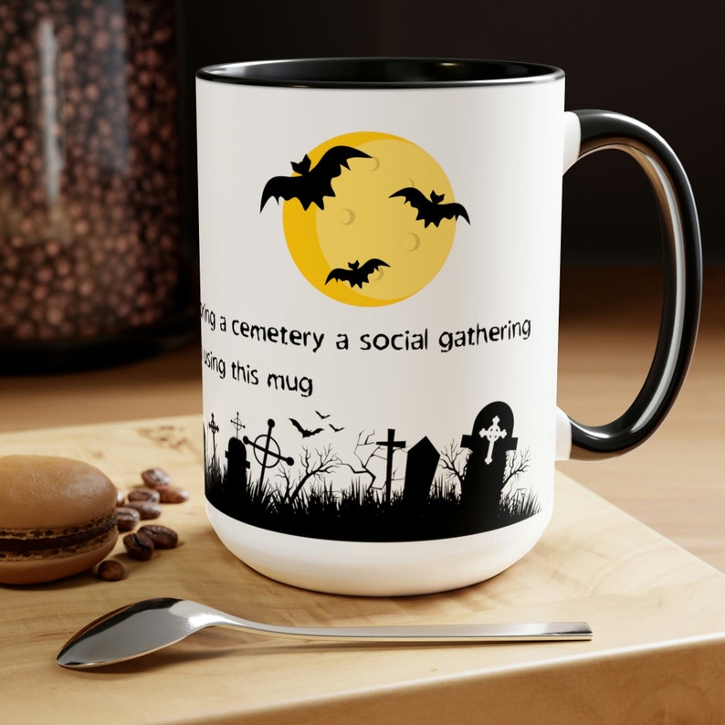 Taphophile Mug Tombstone Tourist Coffee Mug Cemetery - Etsy